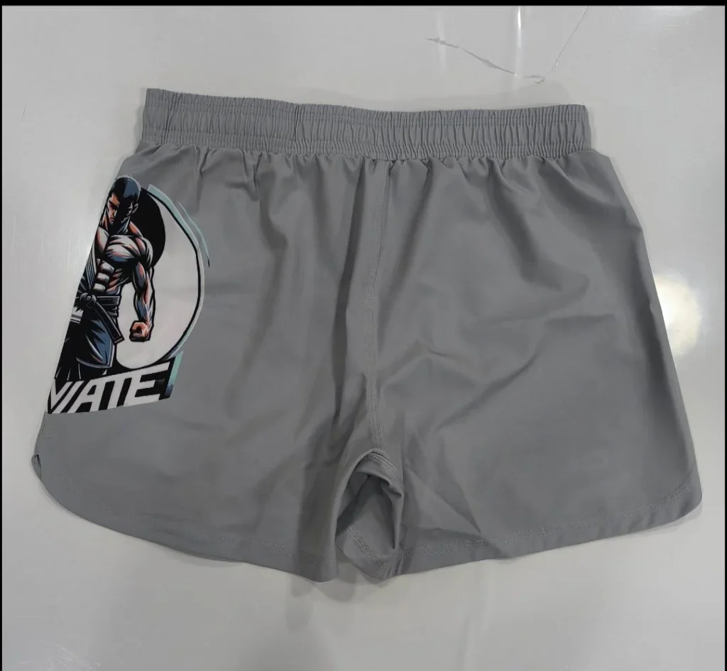 Grey Ying Yang Shorts – Elevate Fightwear